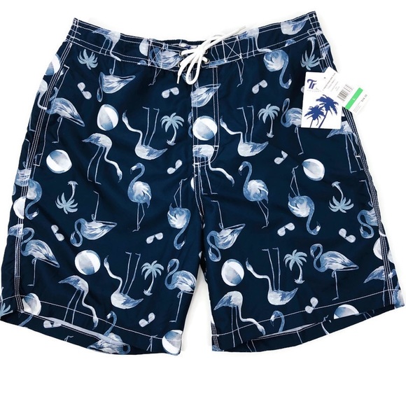 Trunks Surf & Swim | Swim | Nwt Mens Trunks Navy Flamingo Print Swim ...